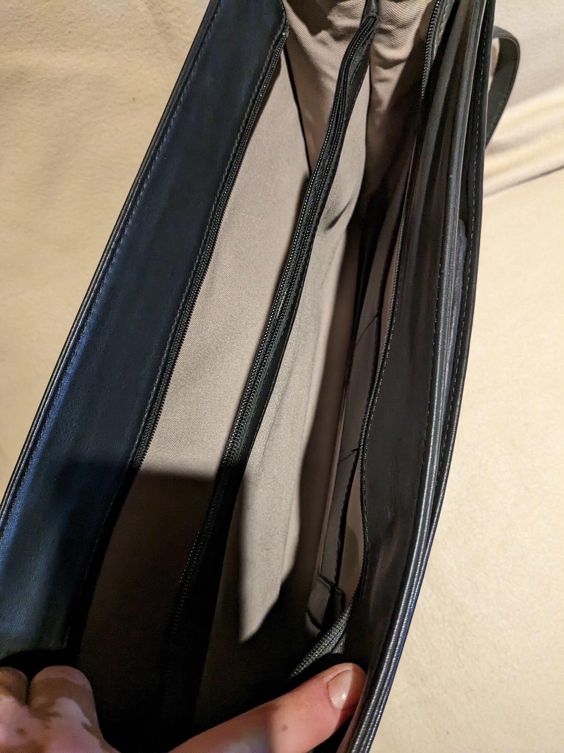 Briefcase Black New W/ Shoulder Strap - Etsy