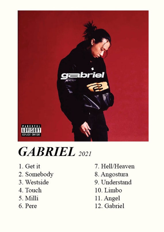 Keshi Gabriel Digital Album Poster Print Minamilist Polaroid - Etsy