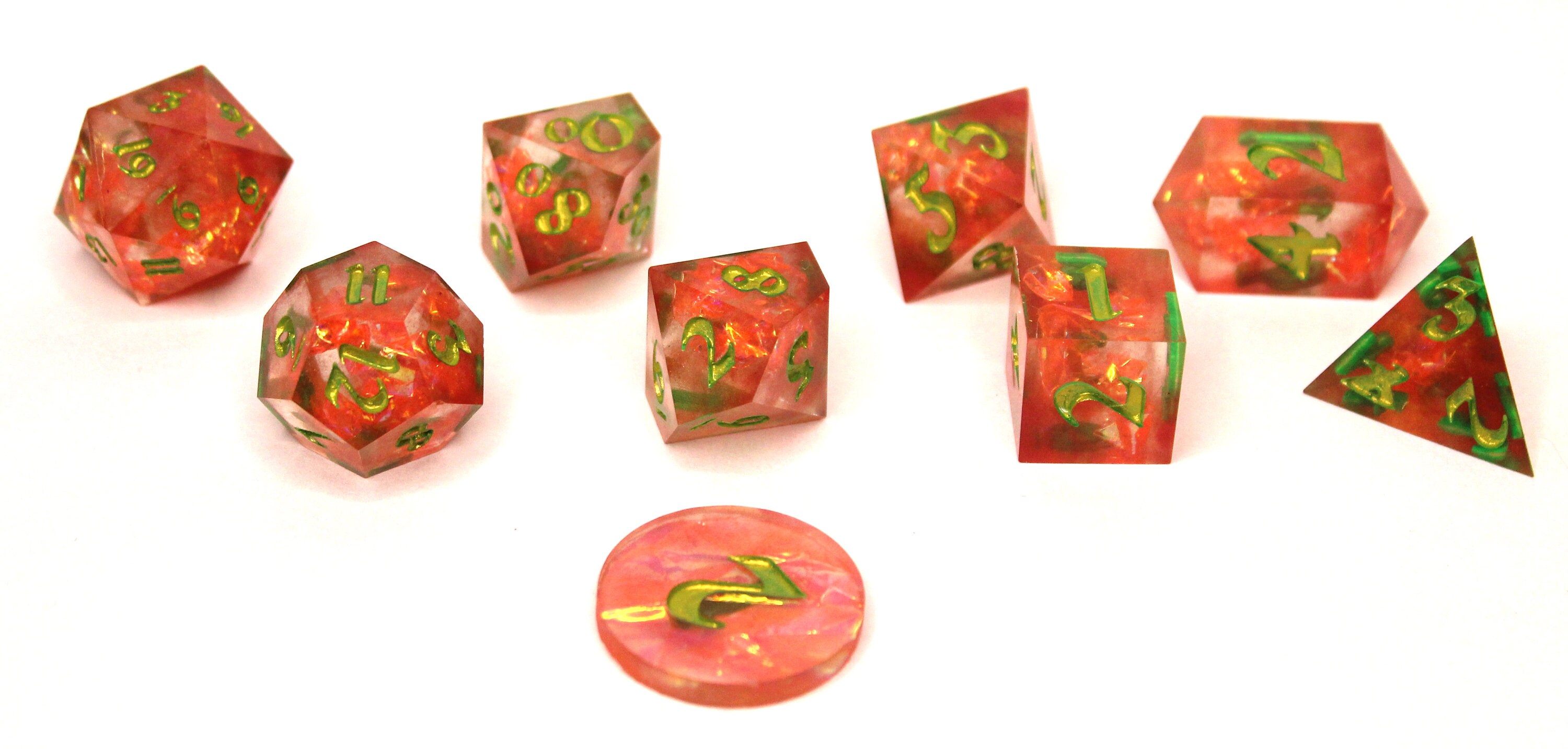 Toxic Nebula TTRPG Dice Set - Etsy