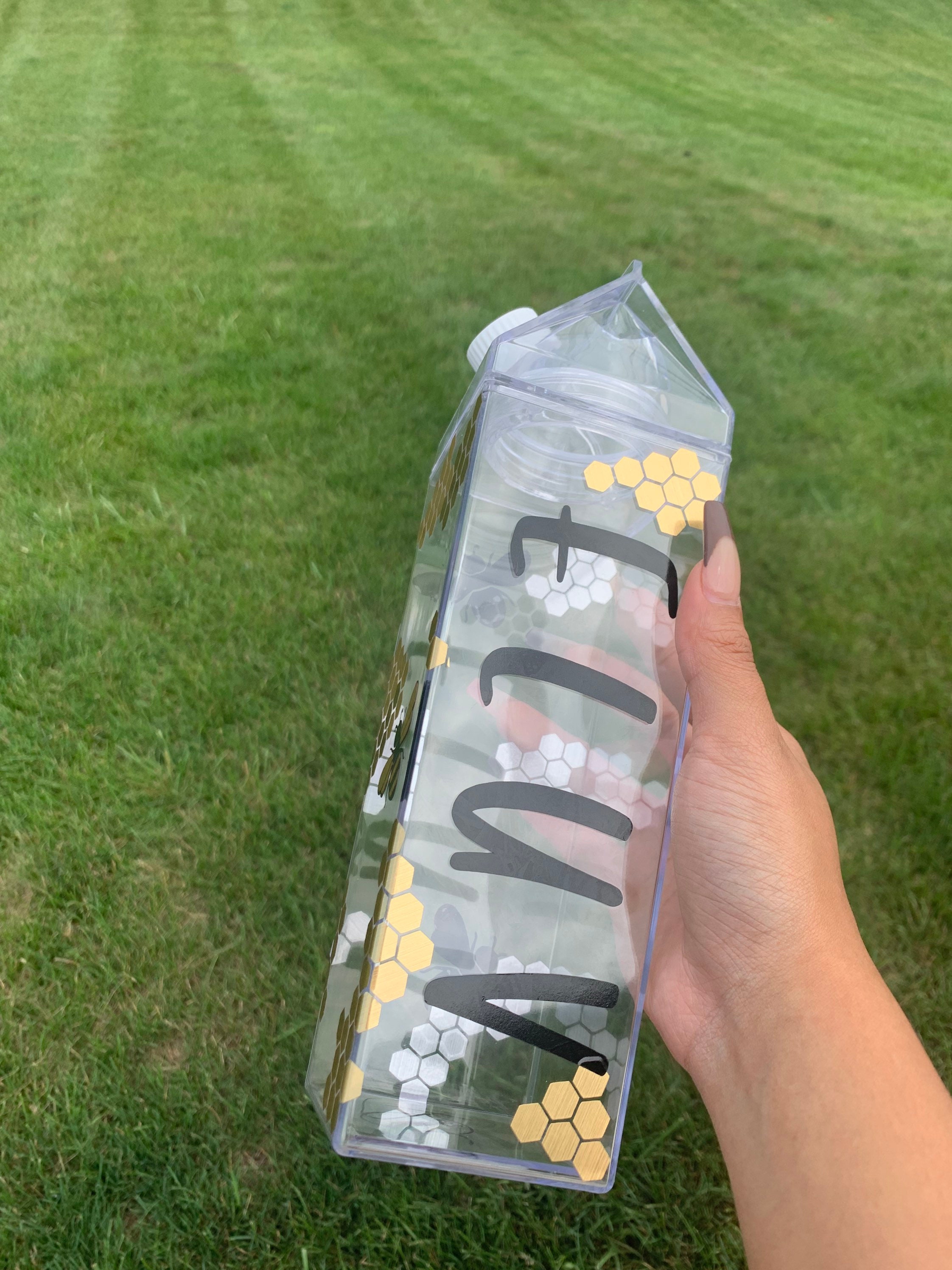 Custom Milk Carton Water Bottles - Etsy