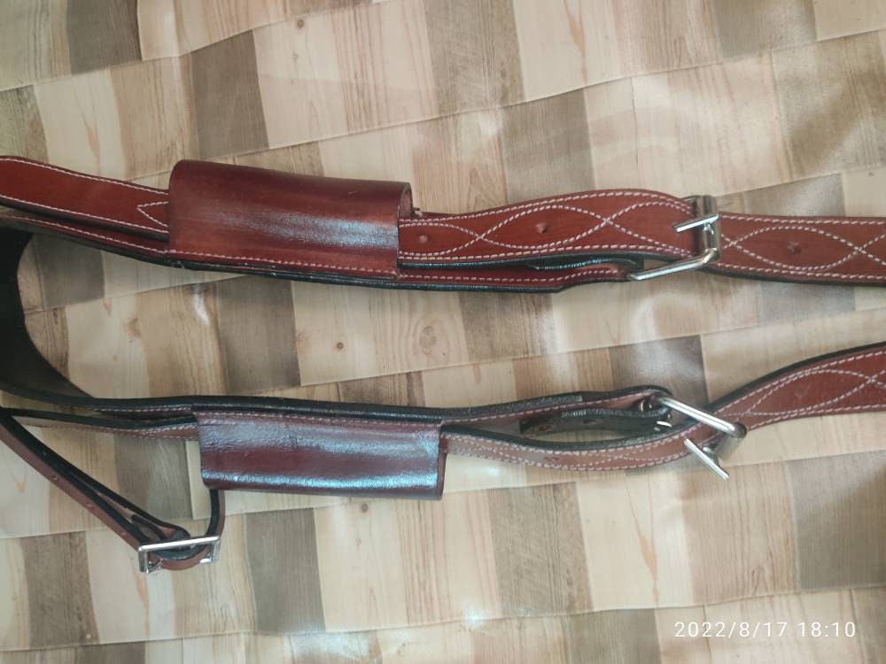 Western Saddle Wide Leather Back Cinch Free Shipping - Etsy