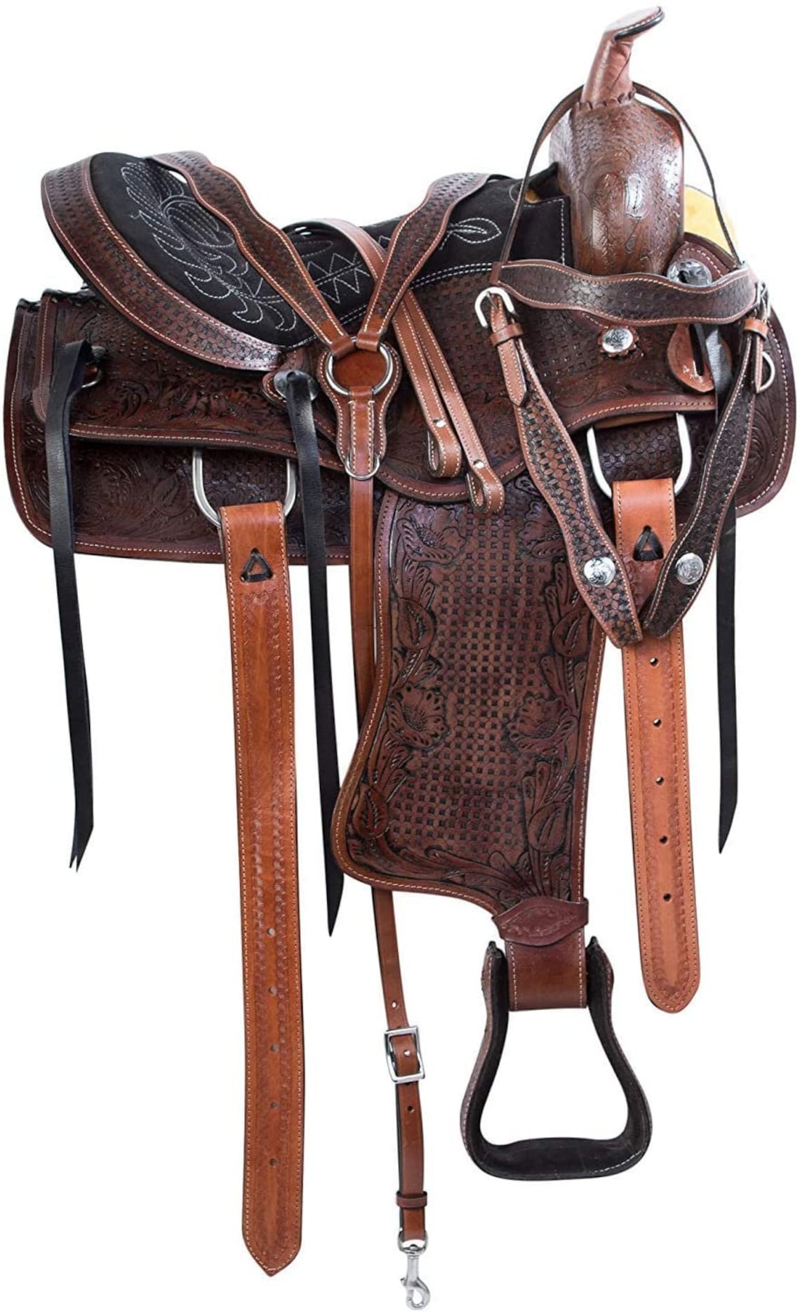 Leather Western Horse Saddle Tack With Matching Leather | Etsy