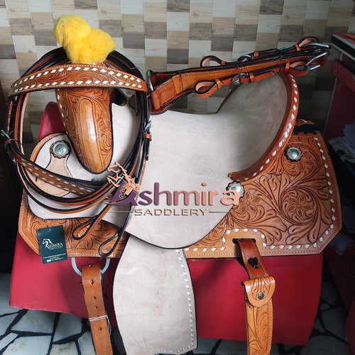 Premium Leather Western Strip Down Barrel Racing Horse Saddle - Etsy