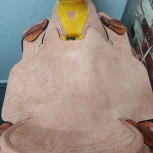 Western Ranch Roping Leather Saddle, Cowboy Horse Ranch Saddle, Custom ...