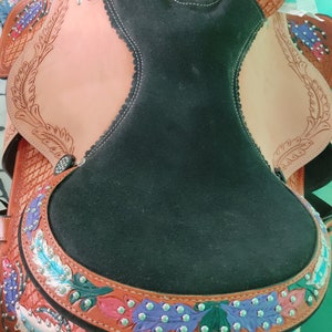 Wings Barrel Racing Saddle Set Western Show Leather Horse Tack - Etsy