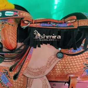 Wings Barrel Racing Saddle Set Western Show Leather Horse Tack - Etsy