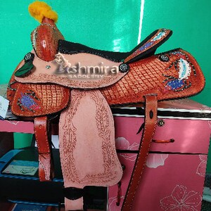 Wings Barrel Racing Saddle Set Western Show Leather Horse Tack - Etsy