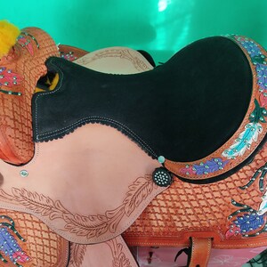 Wings Barrel Racing Saddle Set Western Show Leather Horse Tack - Etsy