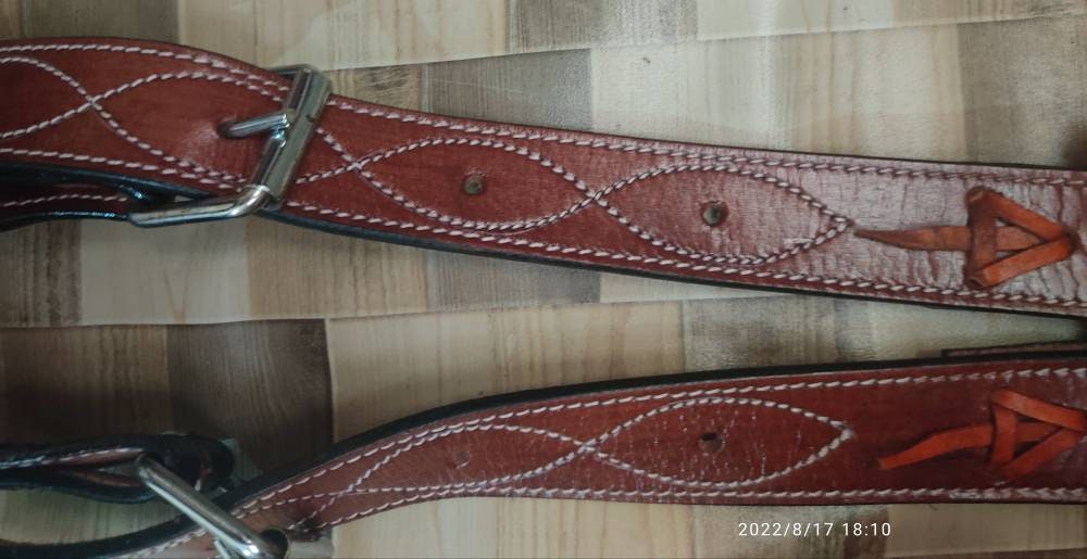 Western Saddle Wide Leather Back Cinch Free Shipping - Etsy