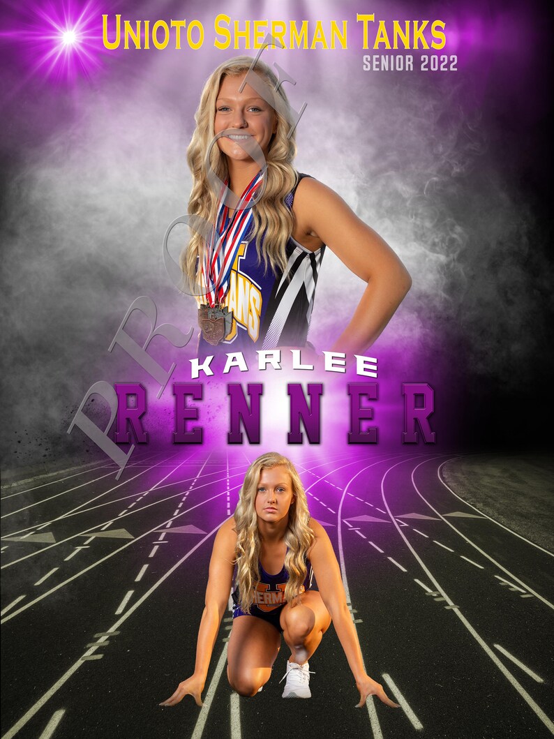 Custom Designed & Printed Vinyl Senior Sports Banner - Etsy