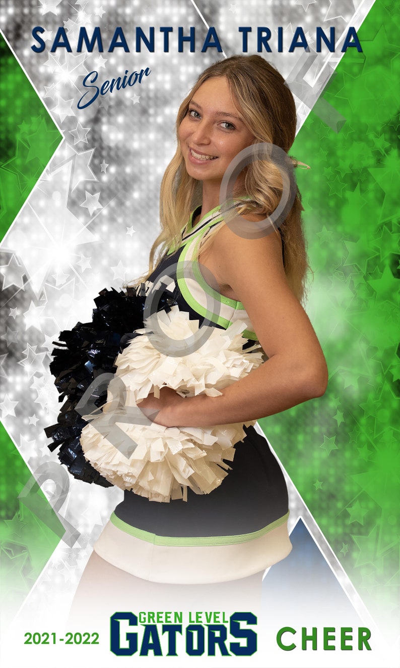 Custom Designed & Printed Vinyl Graduation Cheer or Dance - Etsy