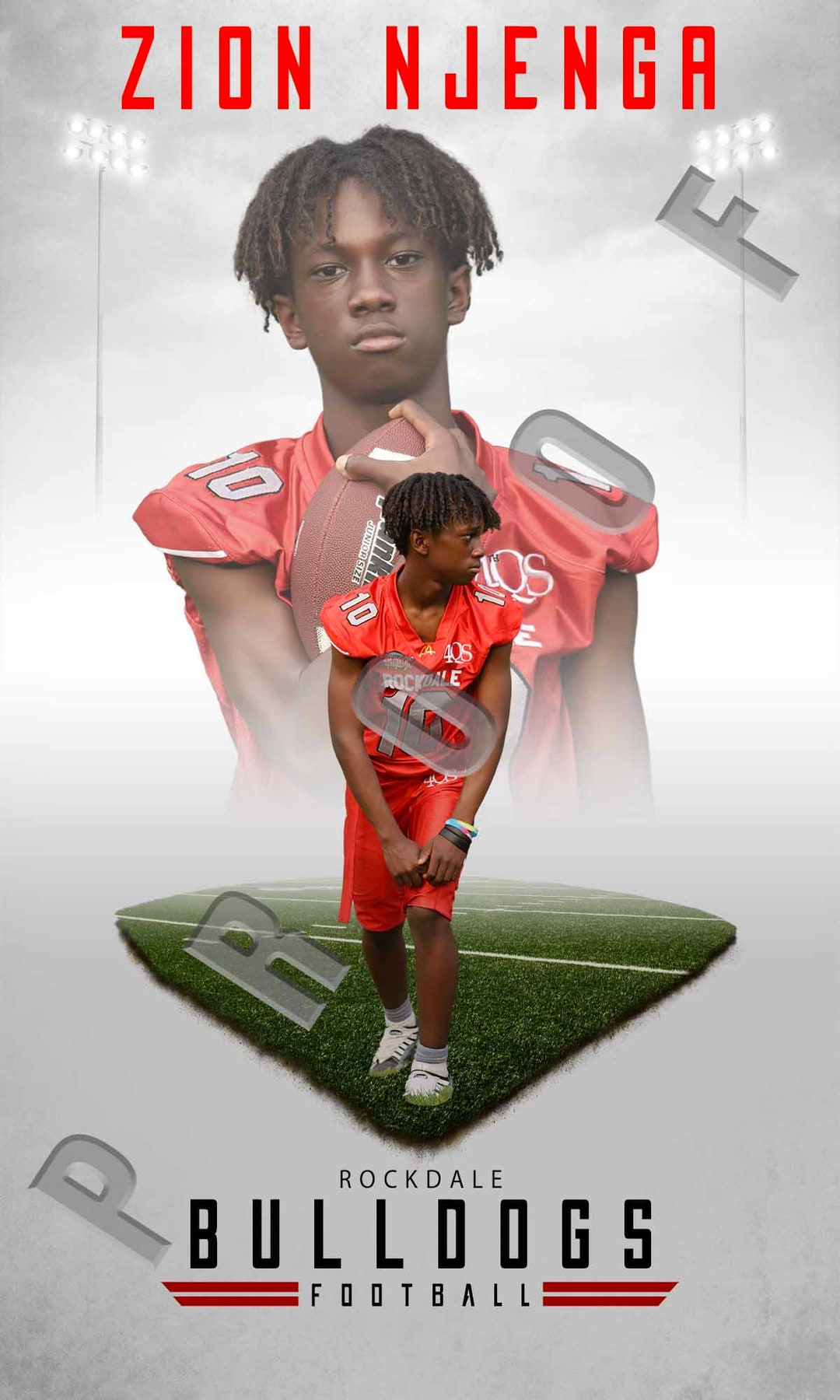 Custom Designed & Printed Vinyl Graduation Football Sports Banner ...