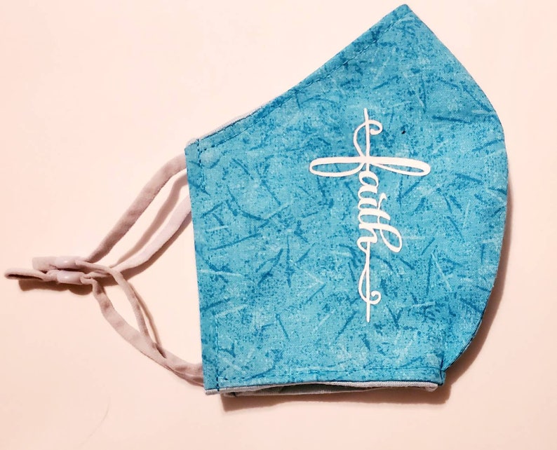 Face Mask-inspirational/religious. 3-layer Reversible Washable Reusable ...