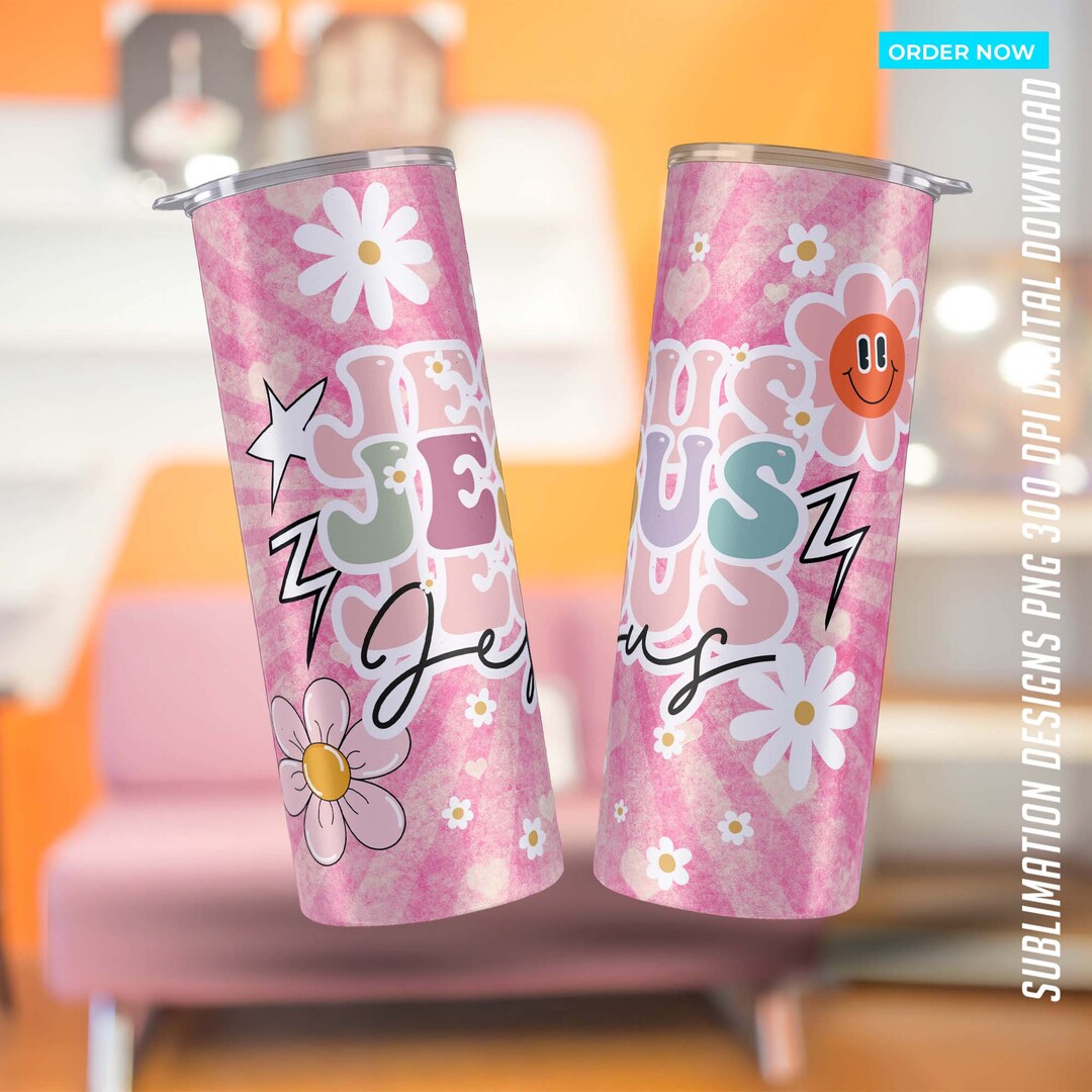 Skinny Tumbler 20 Oz Jesus/ Jesus Png/ 20 Oz Skinny Tumbler Christian ...