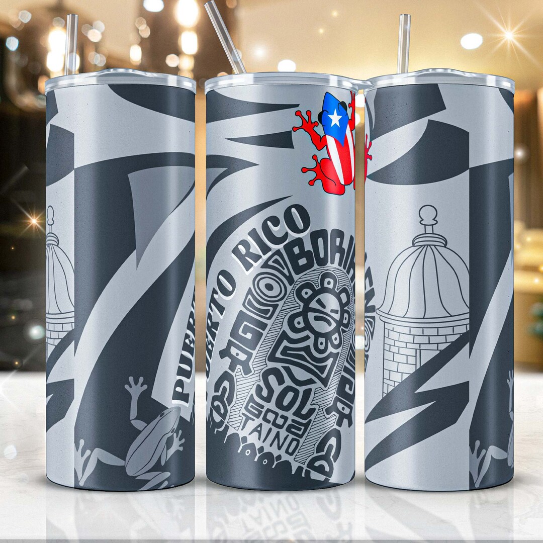 Wrapper 20 Oz Beautiful Boricua Design, Representation of the Beautiful ...