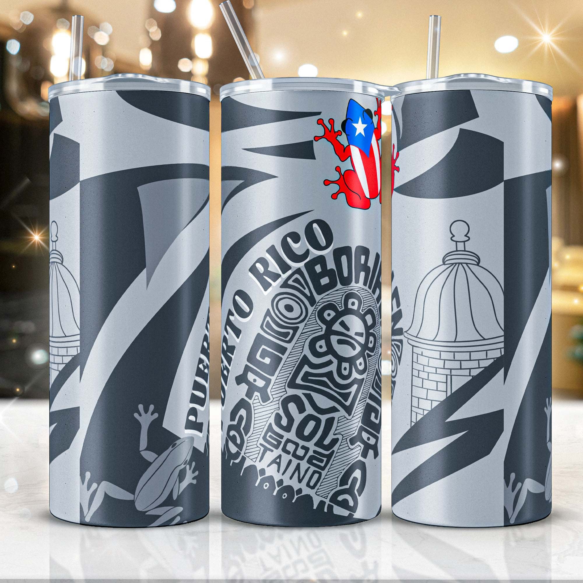 Wrapper 20 Oz Beautiful Boricua Design, Representation of the Beautiful ...