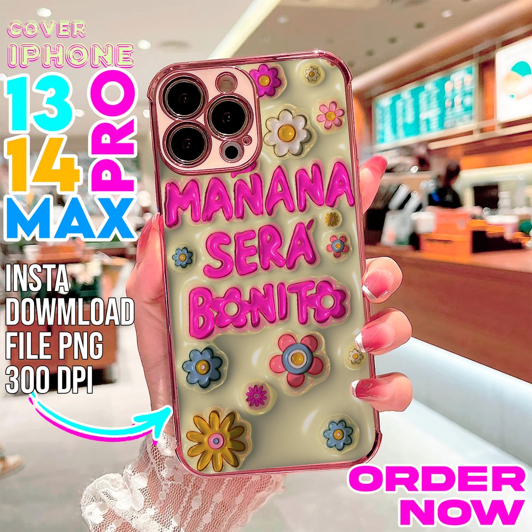 Cover Iphone/ Cover iPhone Karol G Design/ Inflated Effect/ Tomorrow ...