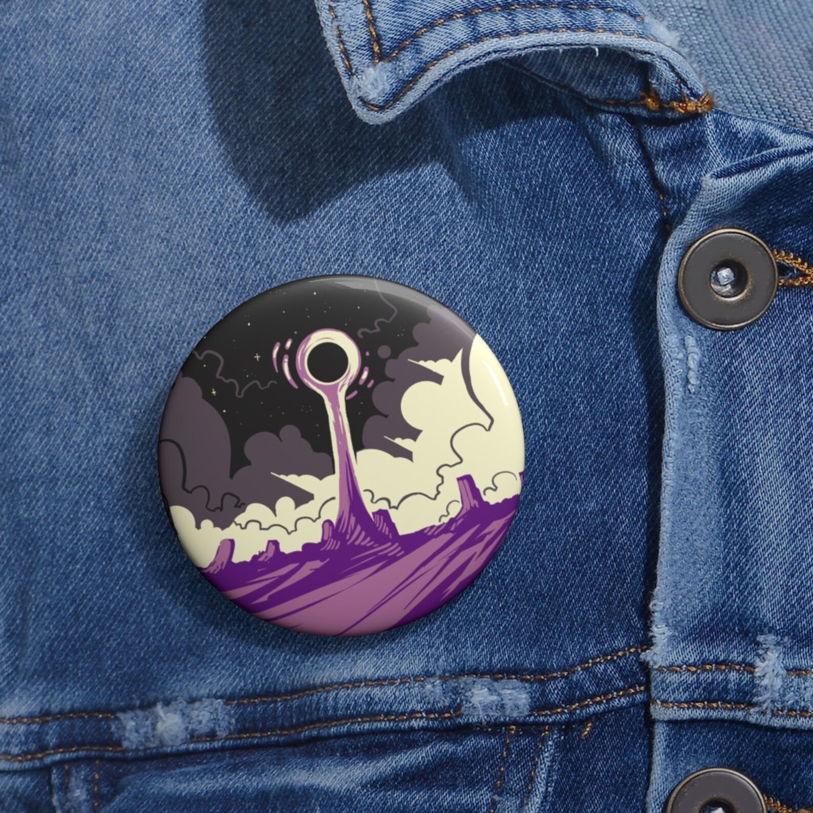 Ace Scape Discreet Pride Pin (series 2) - Etsy