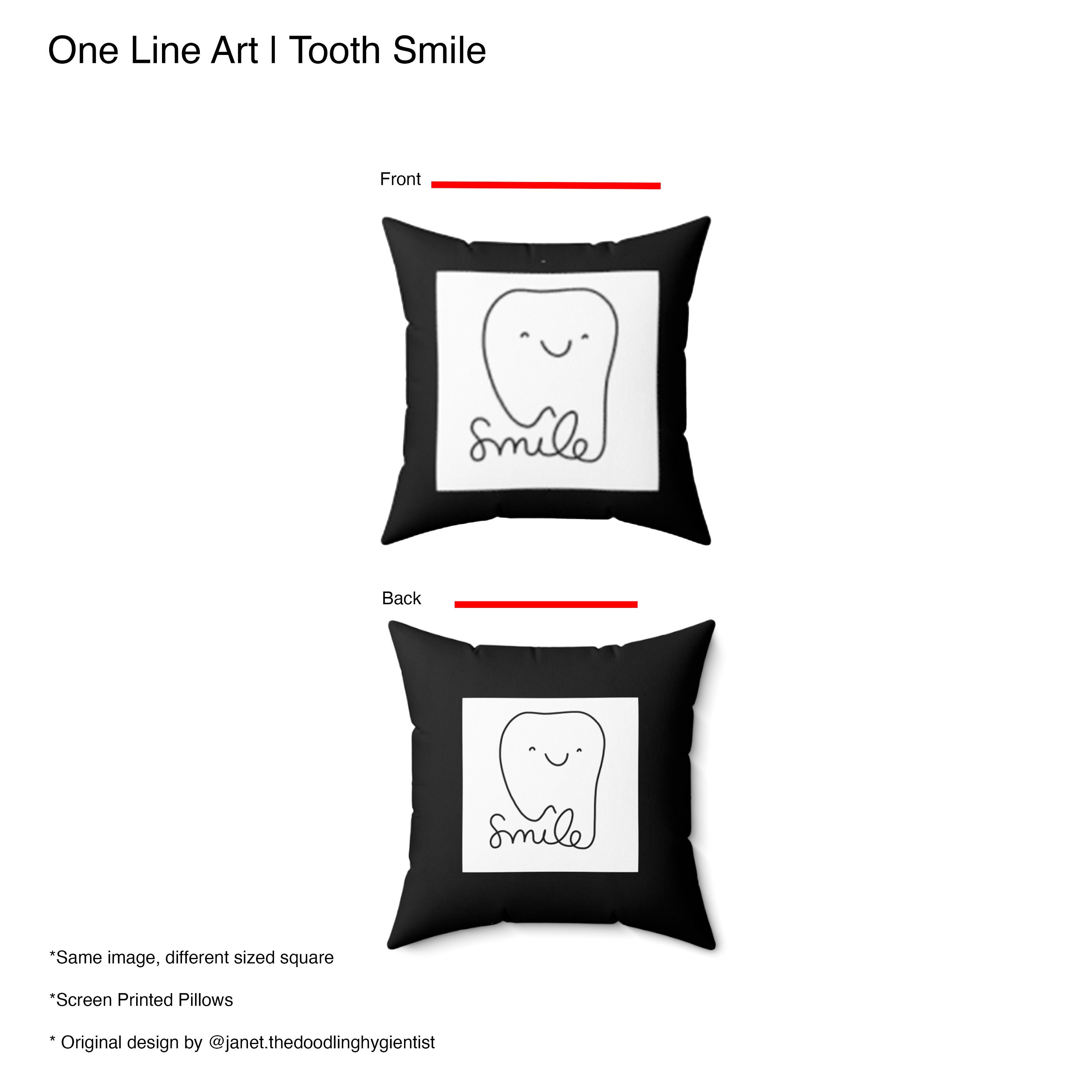 Tooth Pillow Dental Office Decor Gifts for Dentist Gift for Grand ...