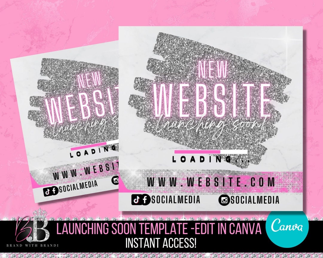 Website Launching Flyer, Coming Soon Flyer, Website Launch Template ...