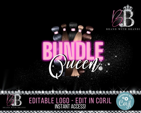 Hair Logo Hair Bundles Logo DIY Hair Extensions Logo Hair - Etsy