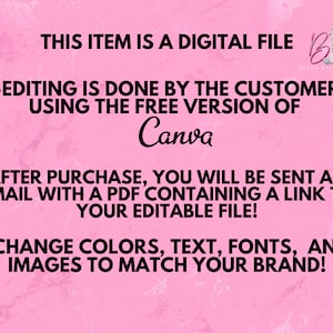 Text Alerts Template, Editable Flyer Template, Canva Template, Sign up ...