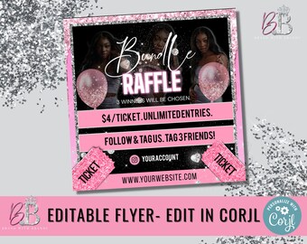 Social Media Posts 30 Editable Instagram Flyers Pink and - Etsy