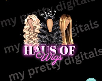Hair Logo Design, Bundles Logo, Beauty Logo, Premade Logo, Hair ...