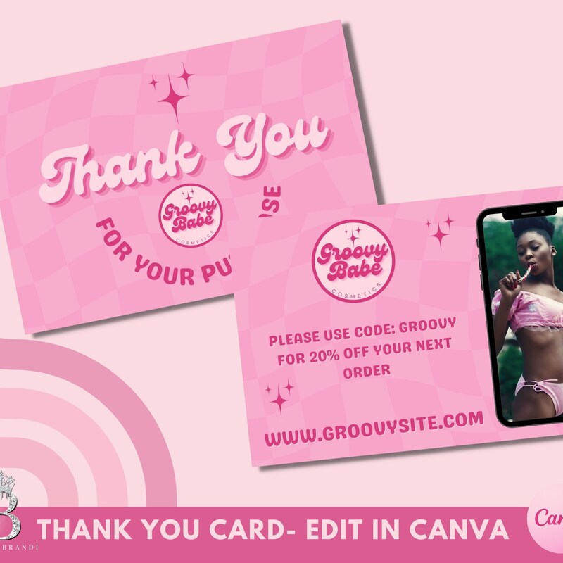 Retro Thank You Cards - Etsy