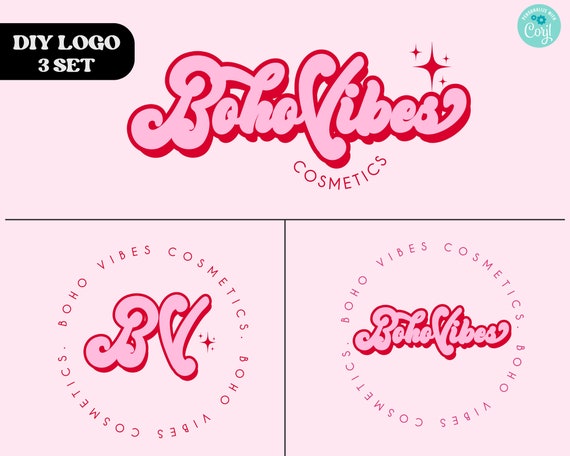 Premade Boho Logo Design for Small Business Boho Logo - Etsy