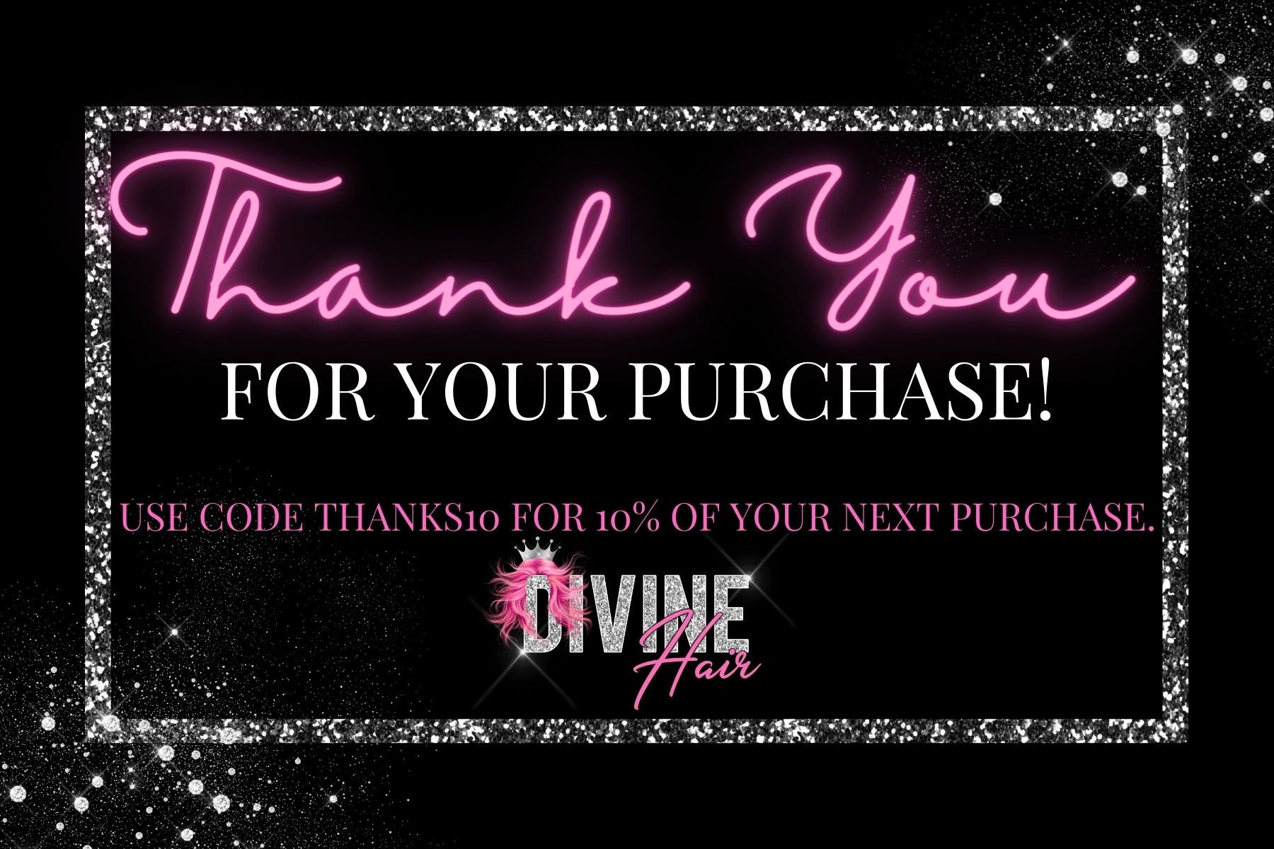 Thank You Card Design Neon Marketing Card Editable Thank You - Etsy