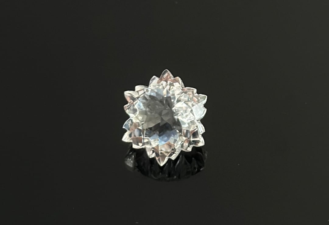 Natural Crystal (white Quartz) Snowflake Cut - Loose Gemstone Making ...
