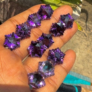 Natural Amethyst Snowflake Cut Top Quality Amethyst Amazing Cut and ...