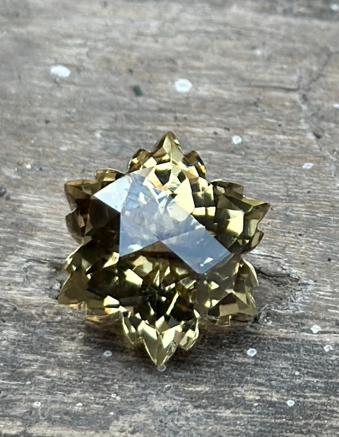 Honey Quartz Snowflake Cut -making for Jewelry Size 16x16x12 MM ...