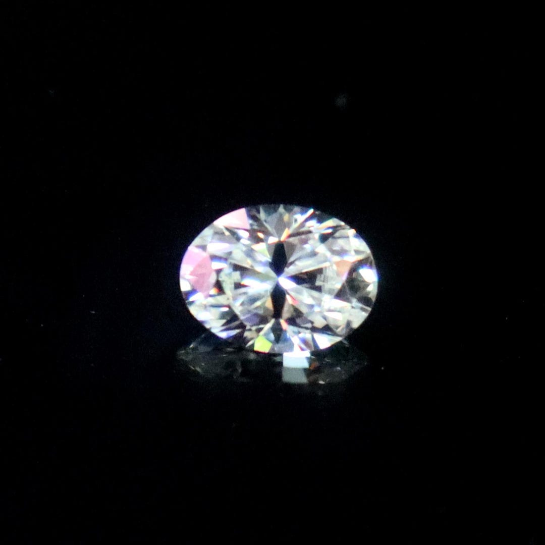 Certified D VVS Moissanite Oval Shape Wholesale GRA Moissanite White ...