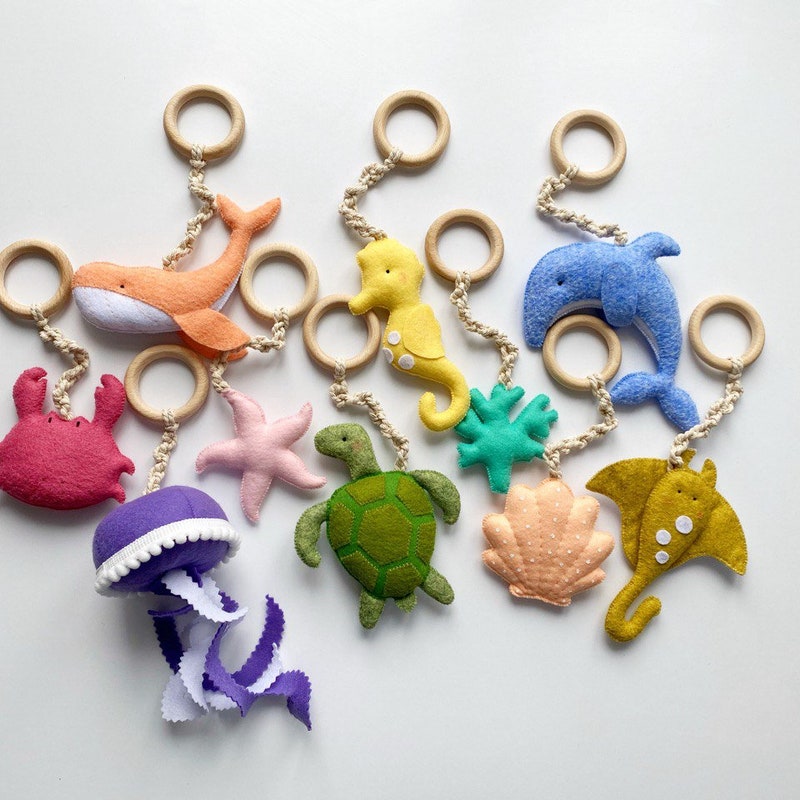 Marine Life Baby Toys - Etsy