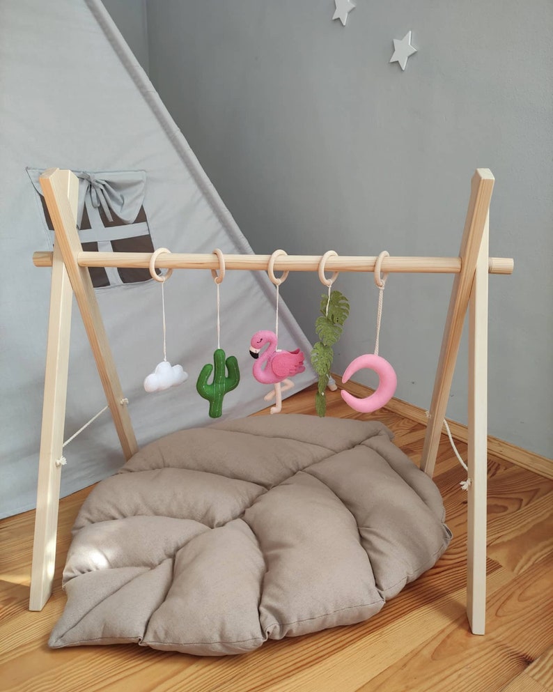 Baby Play Gym Toys Pink Flamingo Hanging Toys Activity Gym - Etsy