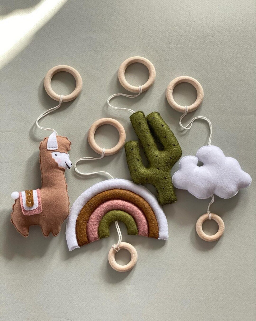 Baby Gym Toys, Quiet Fidget, Baby Activity Center Toys, Wooden Baby Gym ...