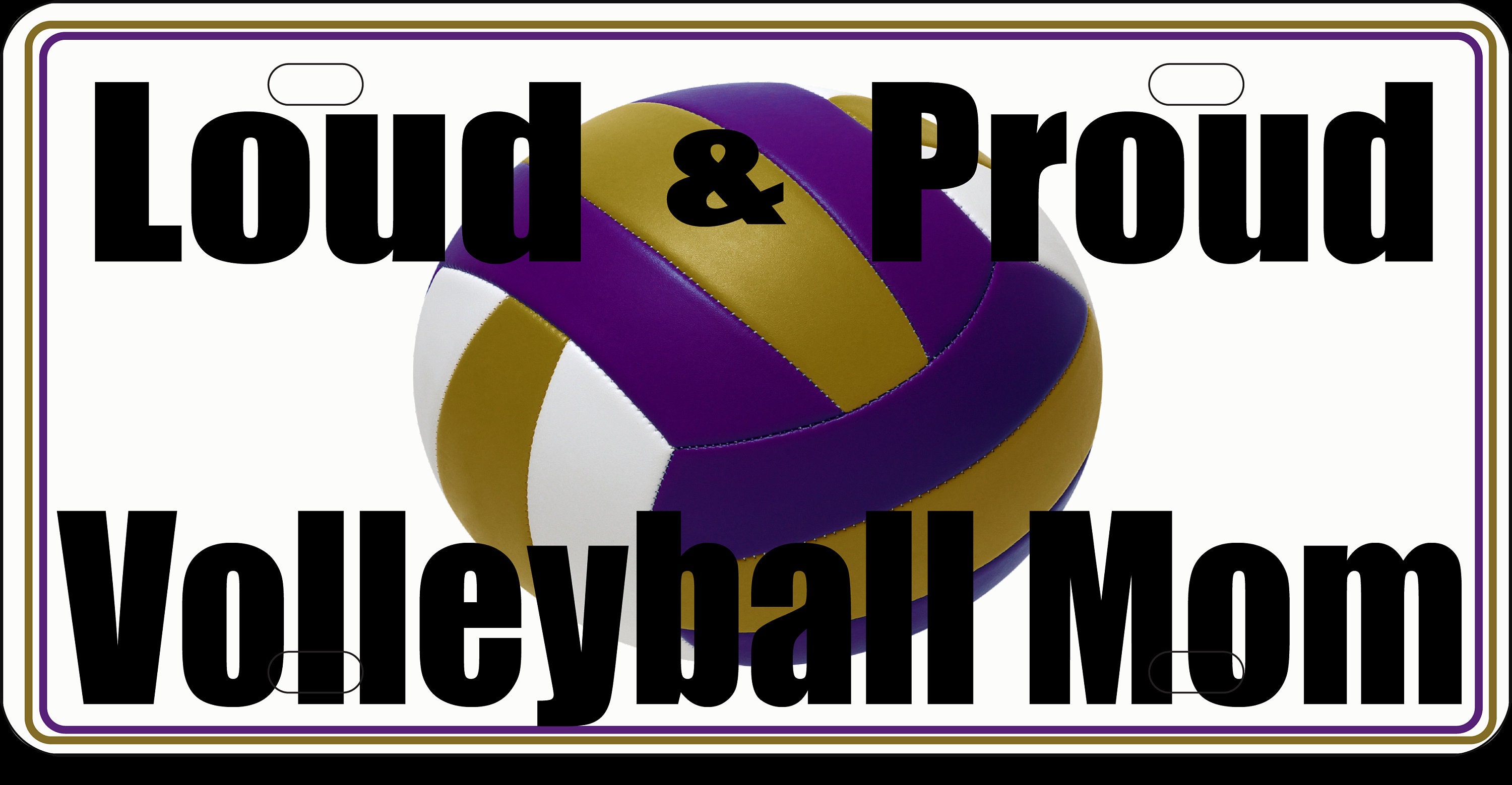 Volleyball Mom License Plate - Etsy