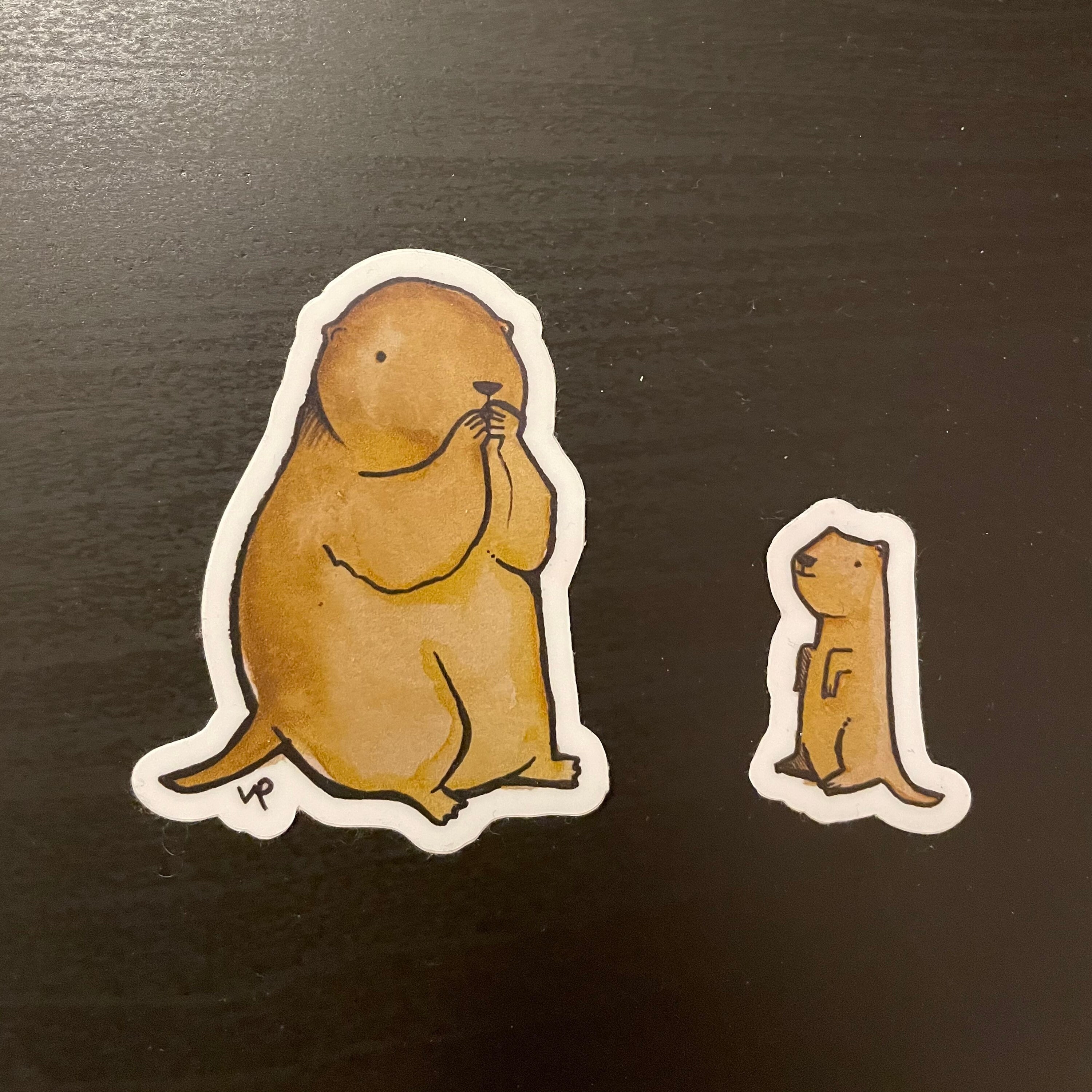 Prairie Dog Vinyl Stickers Mama Baby Sticker Art Prairie | Etsy