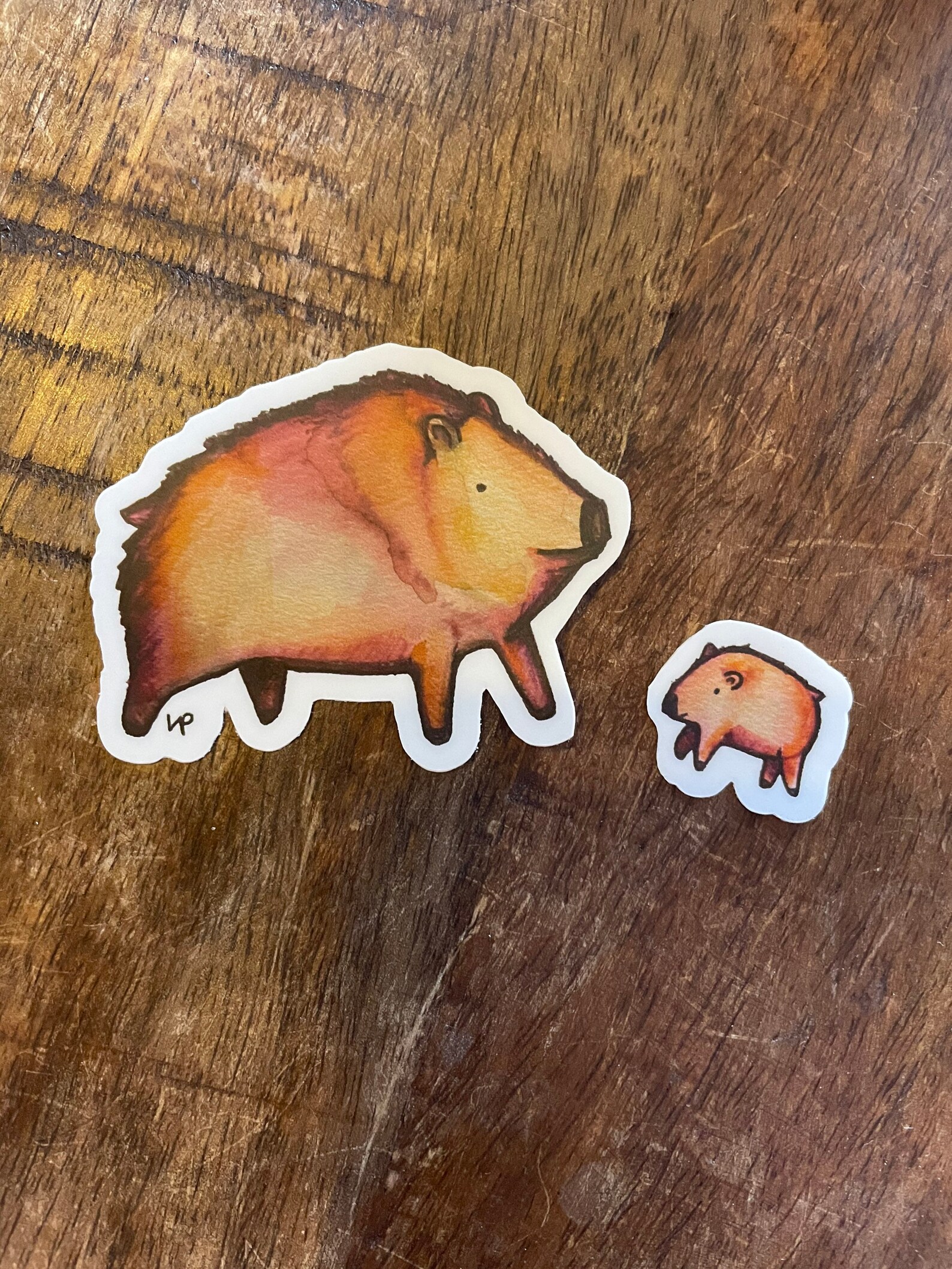Javelina + Baby Vinyl Stickers | Weatherproof Javelinas Decal | Arizona ...