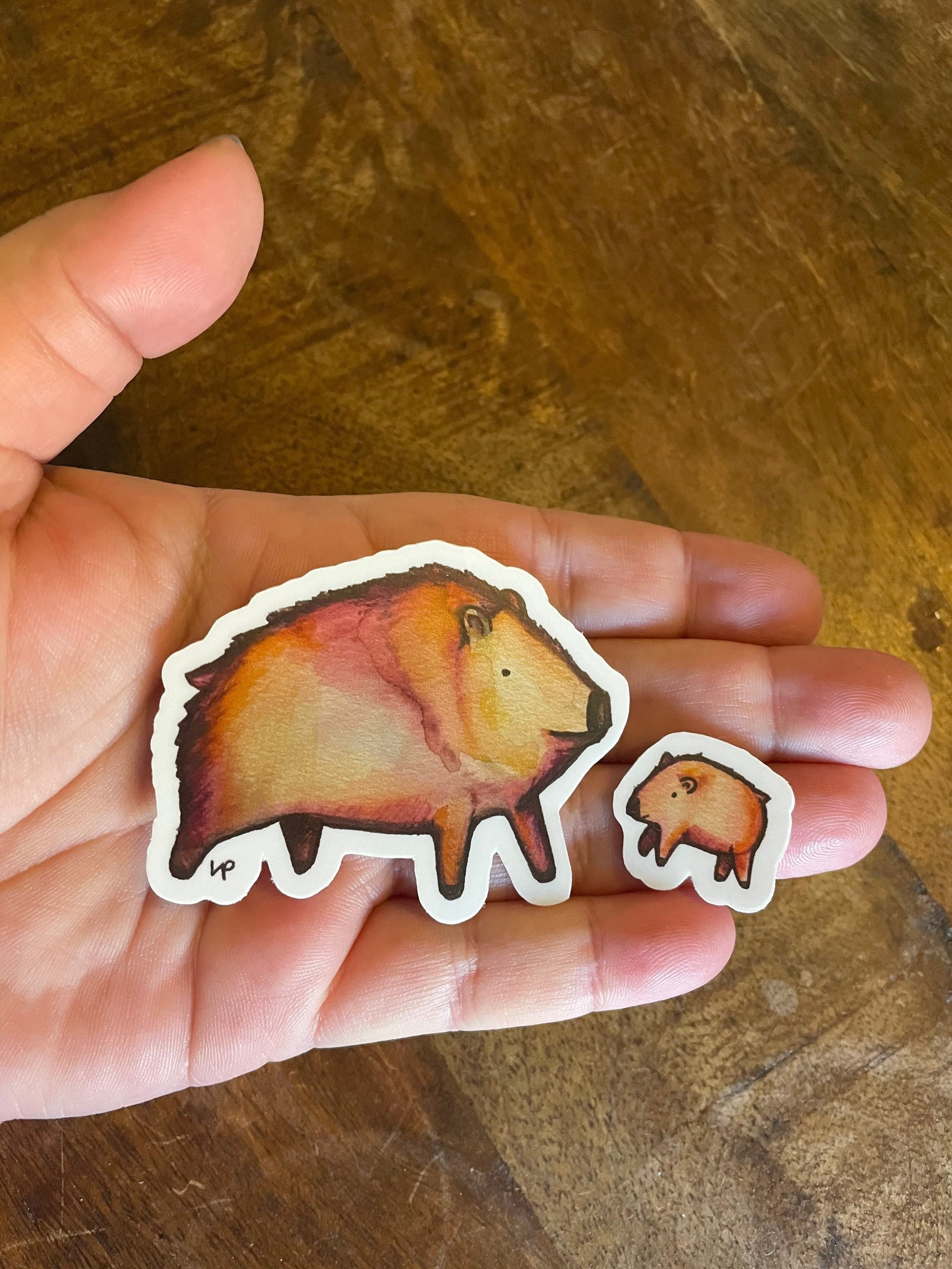 Javelina Baby Vinyl Stickers Weatherproof Javelinas Decal | Etsy