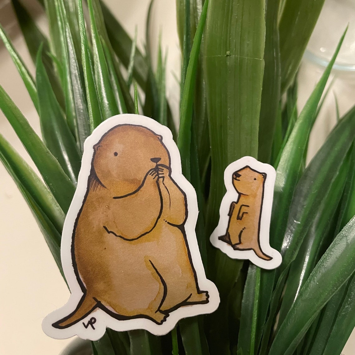 Prairie Dog Vinyl Stickers Mama Baby Sticker Art Prairie | Etsy