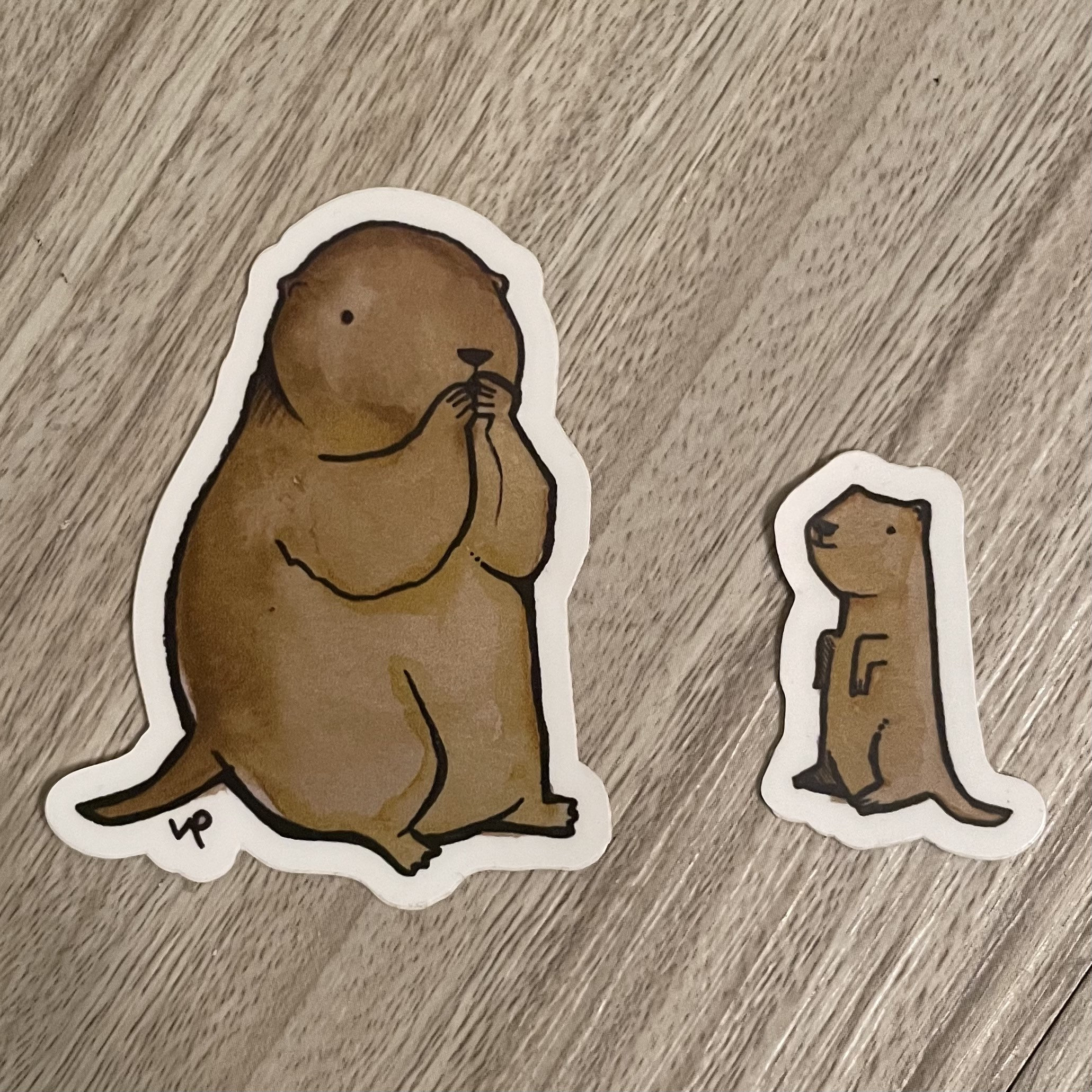 Prairie Dog Vinyl Stickers Mama Baby Sticker Art Prairie | Etsy