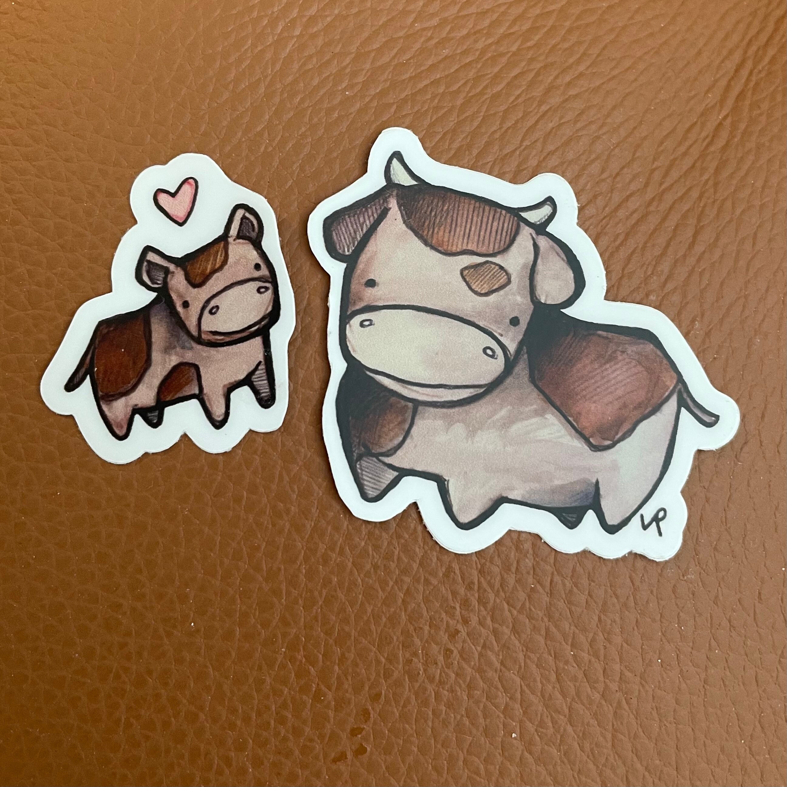 Mama Cow Baby Vinyl Stickers Cute Farm Animal Sticker - Etsy