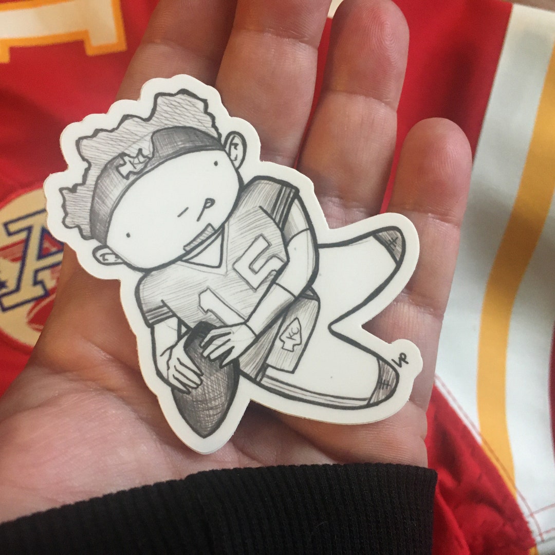 Patrick Mahomes Vinyl Sticker | Chiefs Kingdom Stickers | Kansas City ...