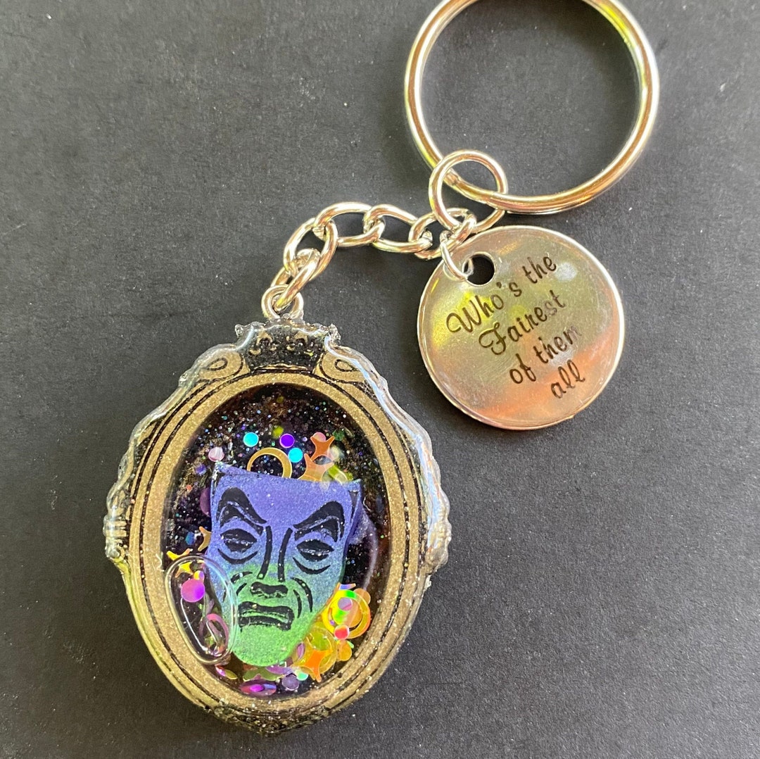 Mini Mirror Shaker Keychains - Etsy