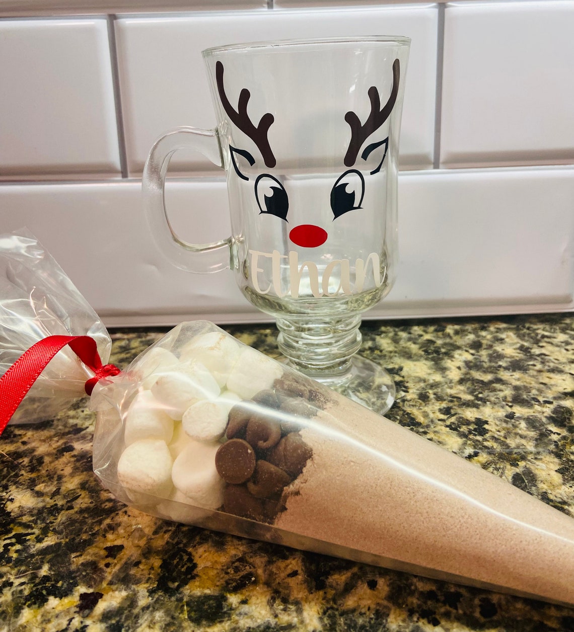 Personalized Christmas Hot Cocoa Cups, Holiday Cups, Christmas ...