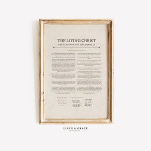 The Living Christ / INSTANT DOWNLOAD LDS Wall Art / Latter-day Saint ...