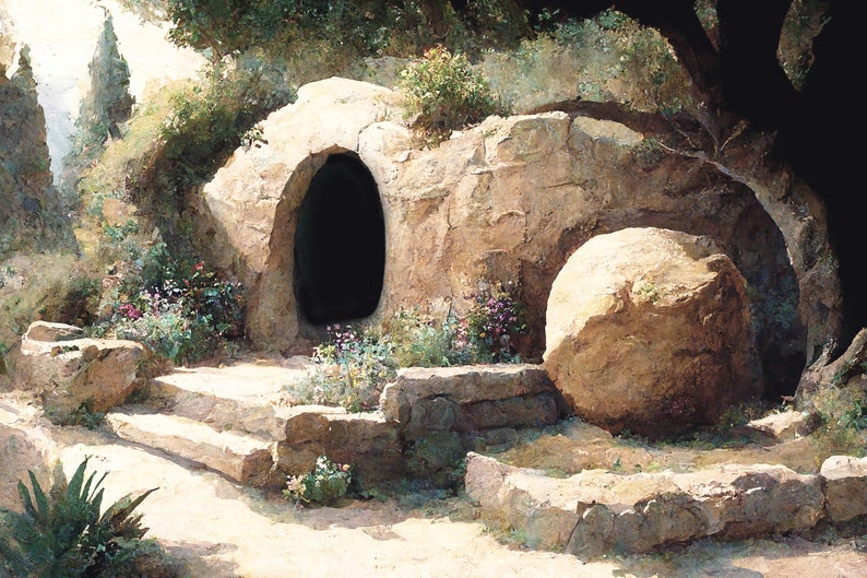 The Tomb is Empty / He is Risen / Jesus Christ / Christian Art ...